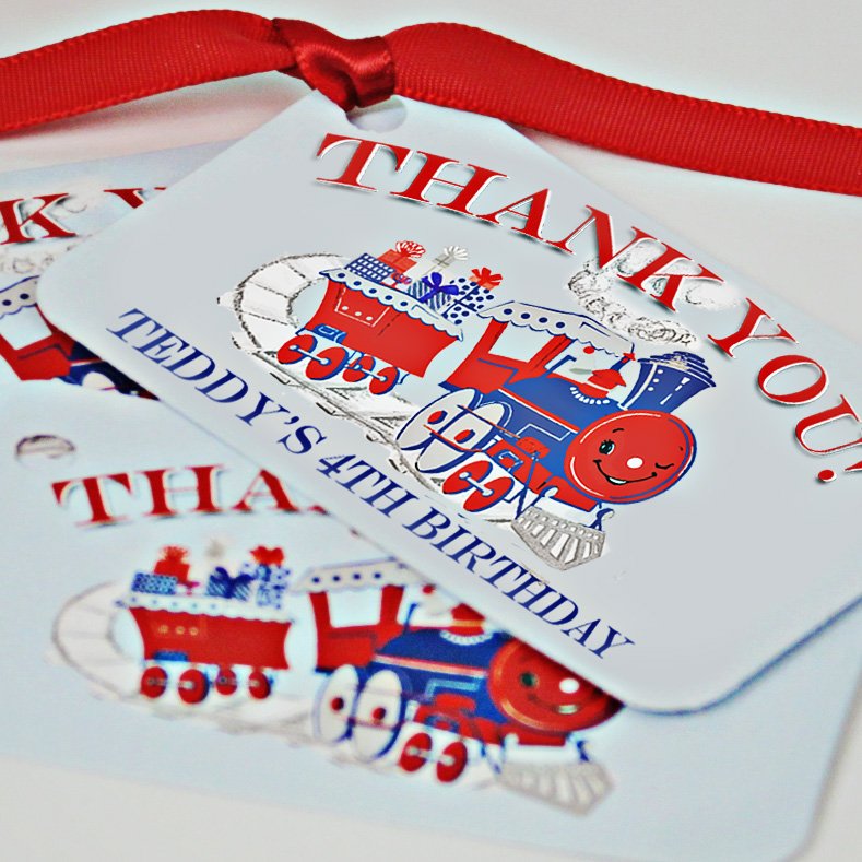 Train Favor Tags